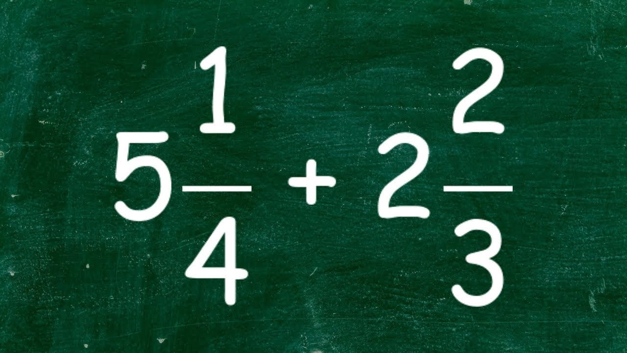 Add And Subtract Fractions PA Free Math Videos